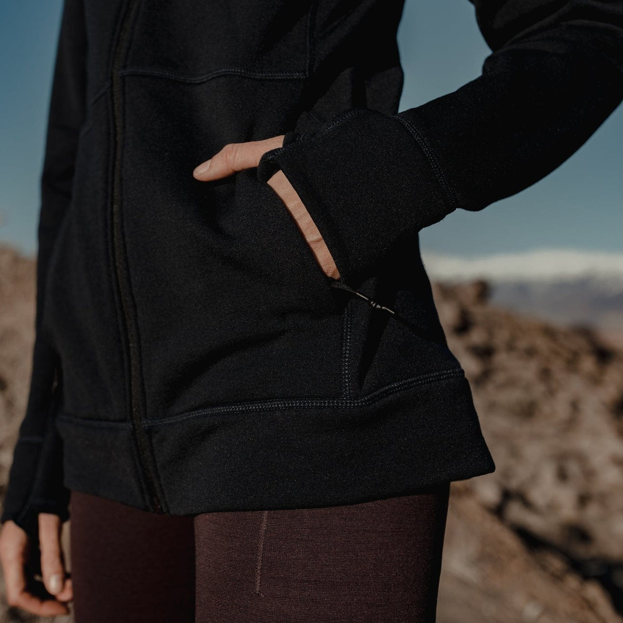 Women's Ediza Fleece Merino Jacket | Ridge Merino