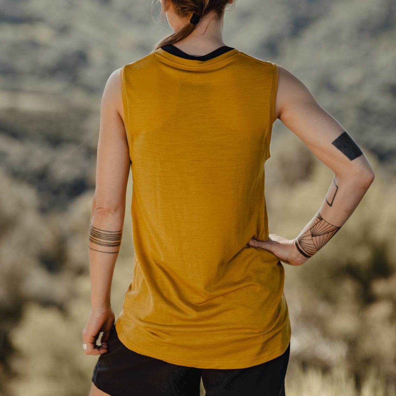 Women's Natural Tencel Merino Wool Tank Top | Ridge Merino