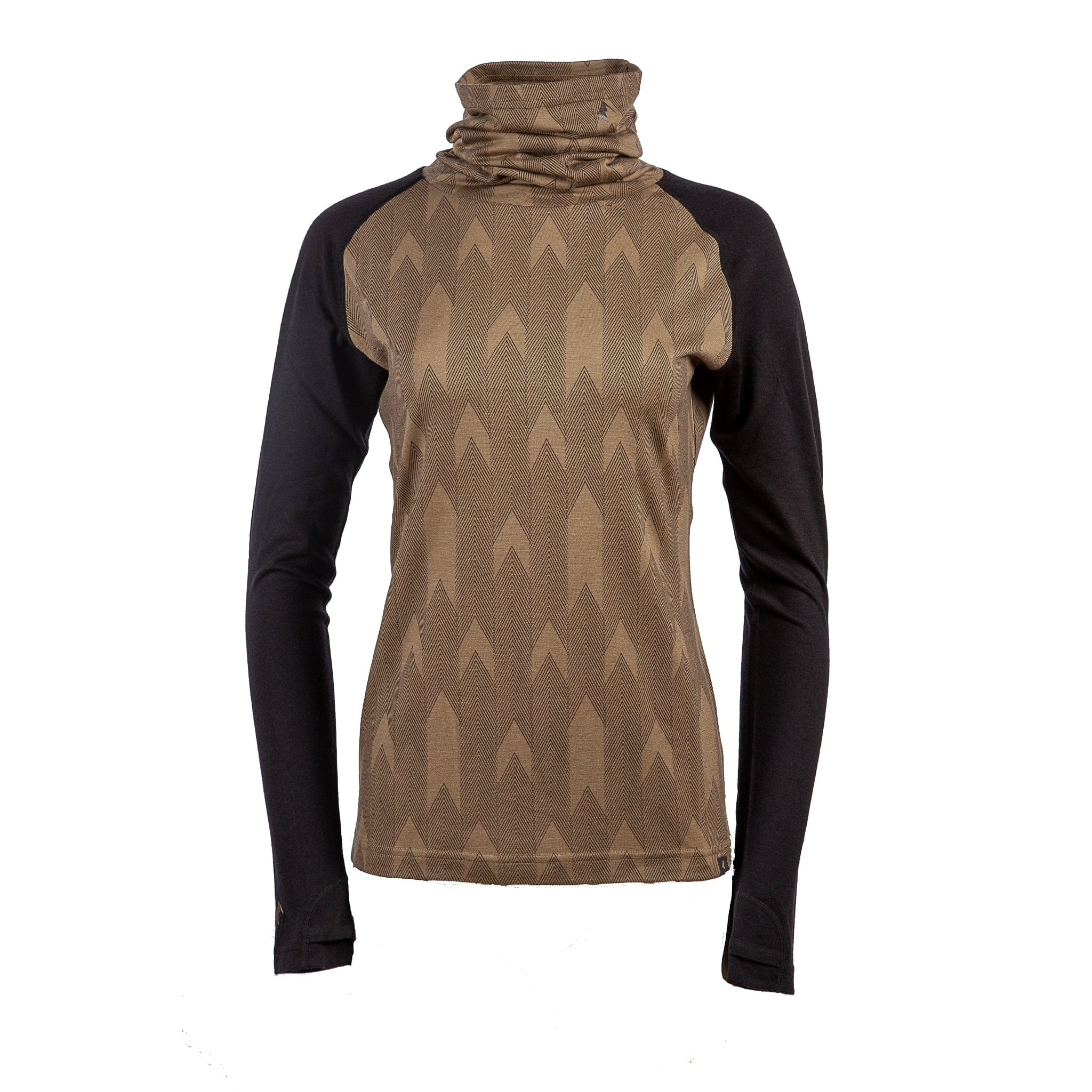 Women's Aspect Merino Wool High Neck Top | Ridge Merino