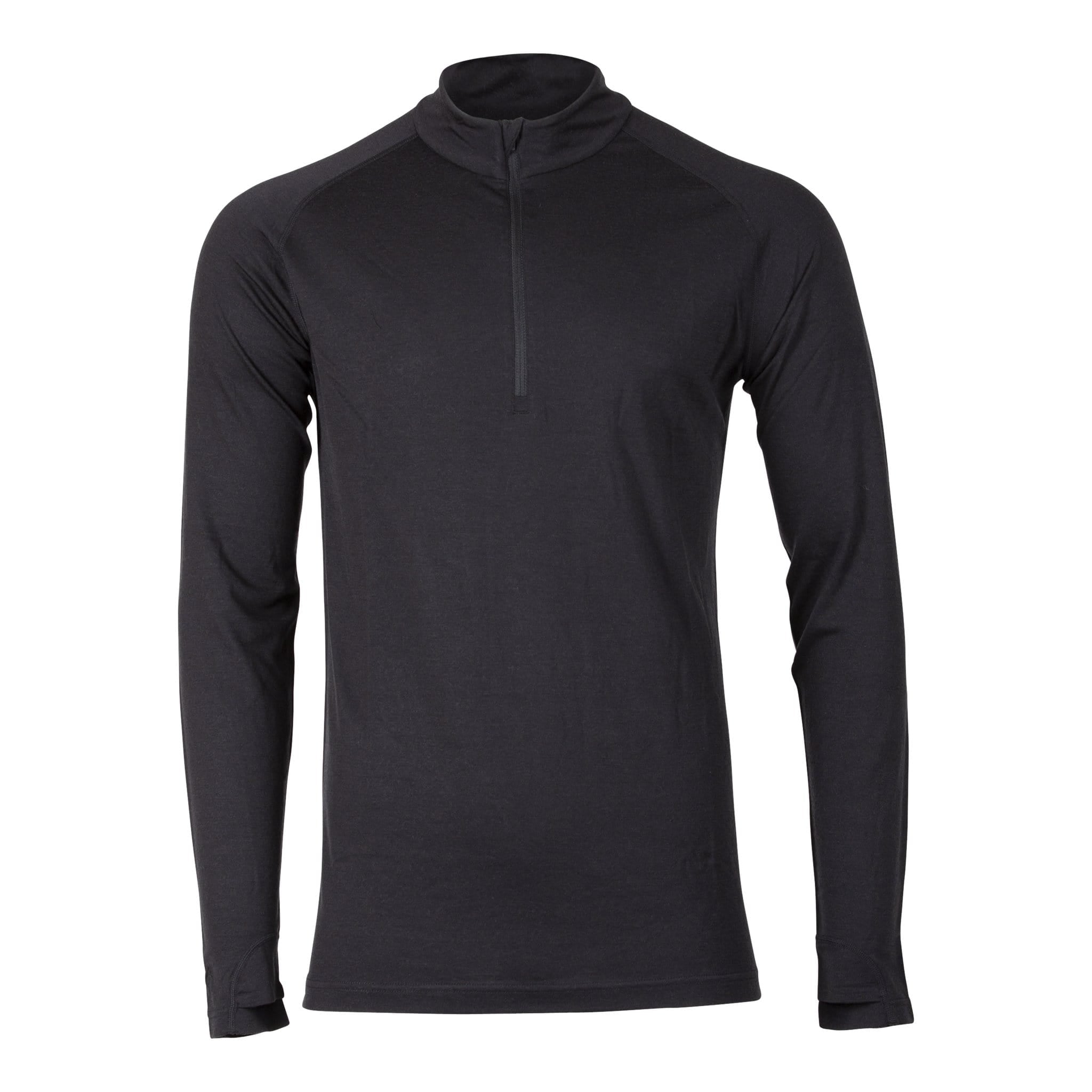 Men's Midweight 1/4 Zip Merino Wool Base Layer | Ridge Merino
